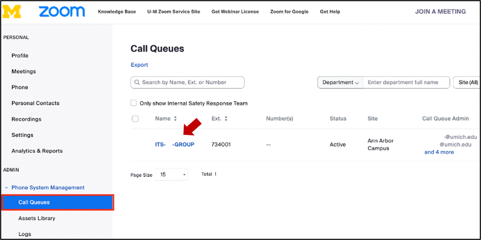 Zoom Phone Call Queue for Admin | ITS Documentation